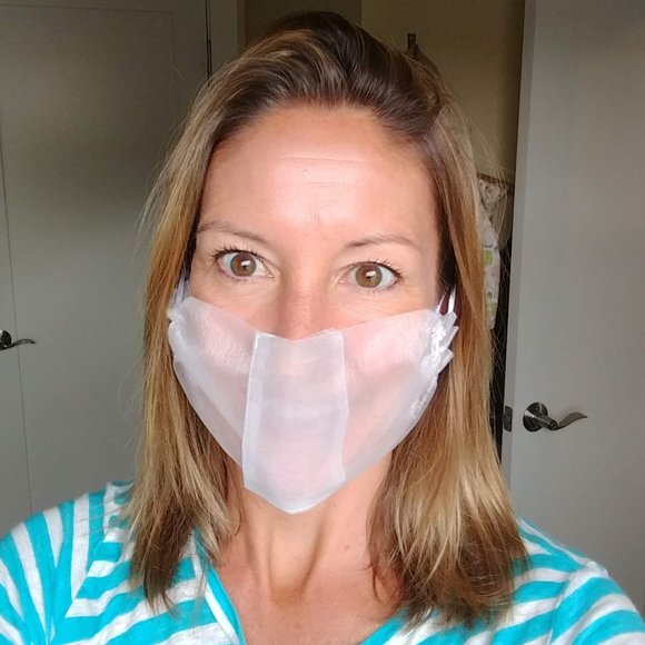 Handmade | Accessories | Sheer Organza See Thru Face Covering Set Of 6 ...